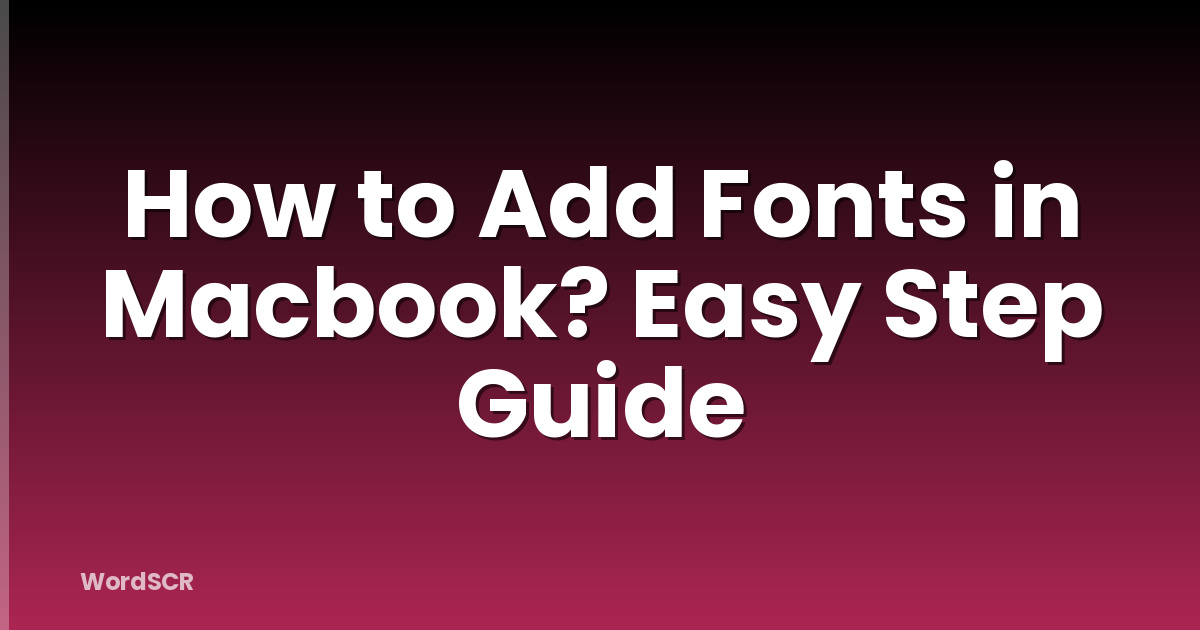 How To Download A Font From Word? Simple Steps | WordSCR