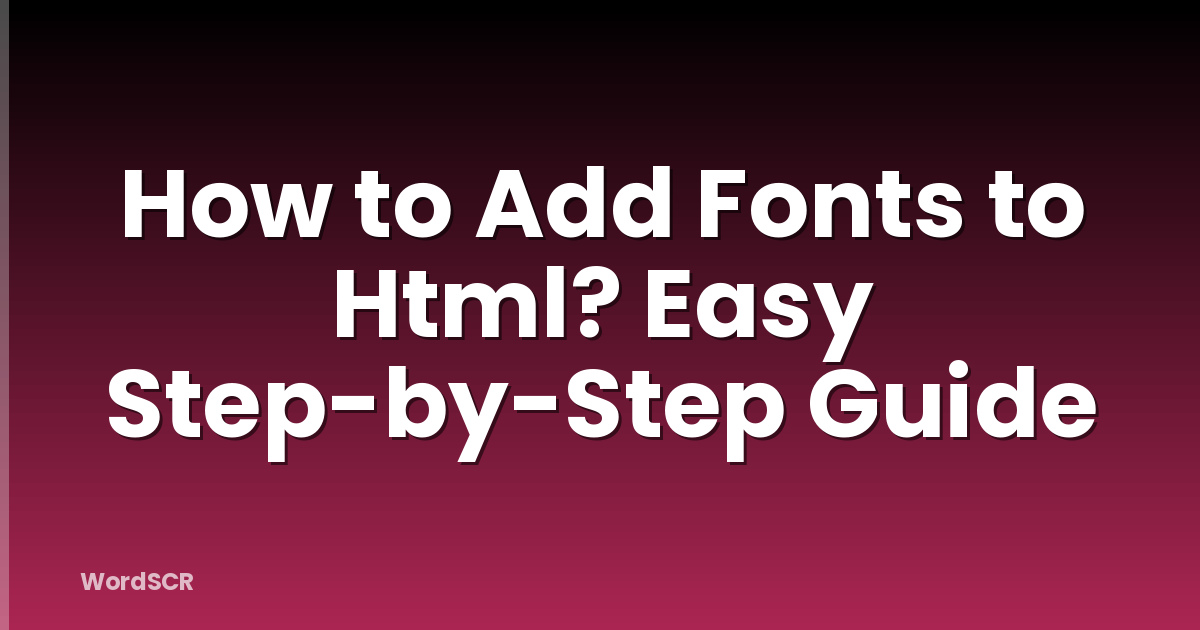 How To Fix Non Embedded Fonts In Pdf? Easy Solution Found | WordSCR