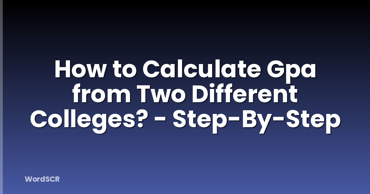 What Gpa Is 5 A And 1 B? - Easy GPA Calculator | WordSCR