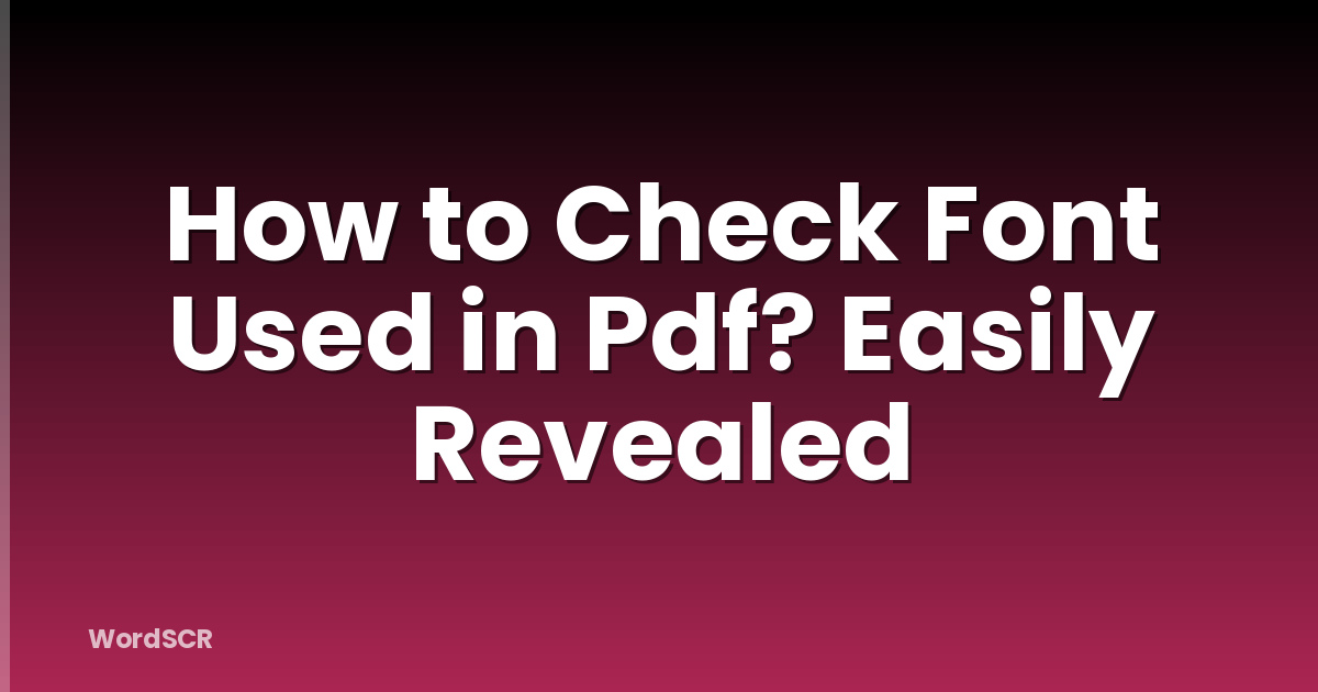Which Font Is Best For Letters? Elegant Typography Options | WordSCR