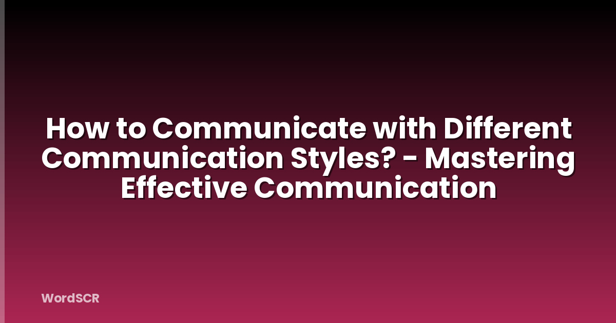 What Is The Communication Cycle? - Effective Interaction Strategies ...
