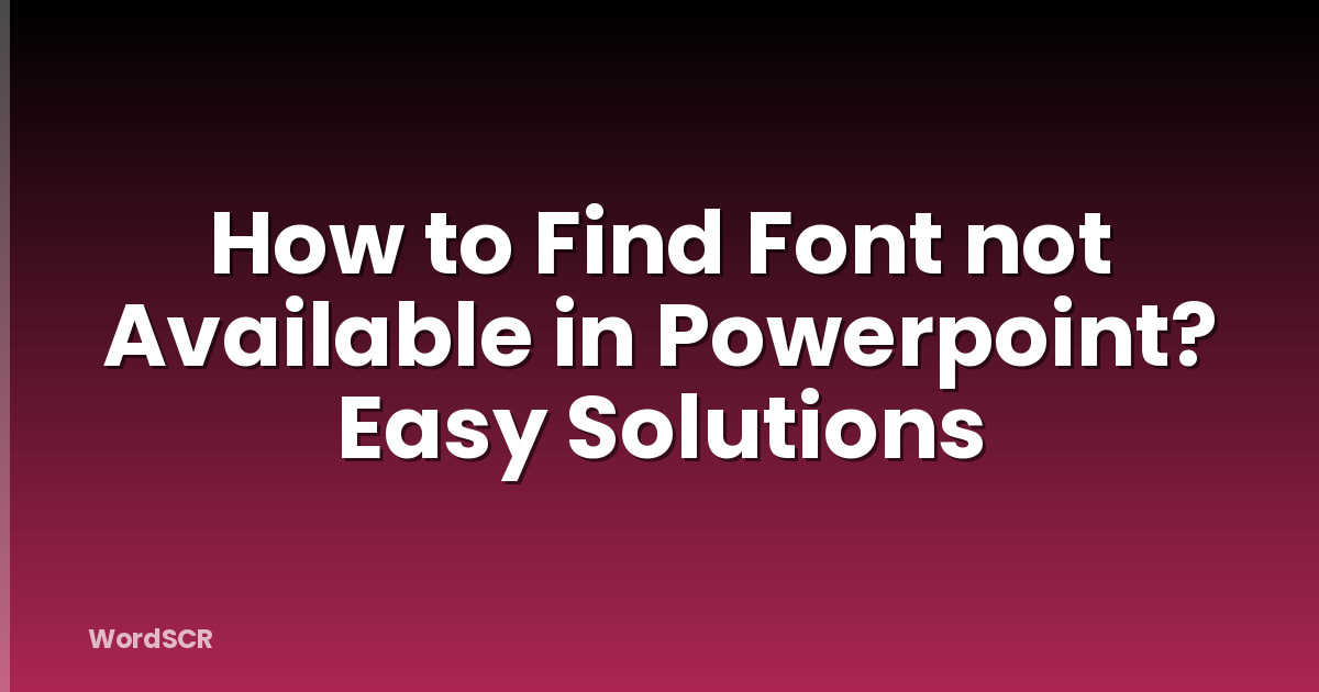 How To Add Montserrat Font To Word? Effortless Installation Guide | WordSCR