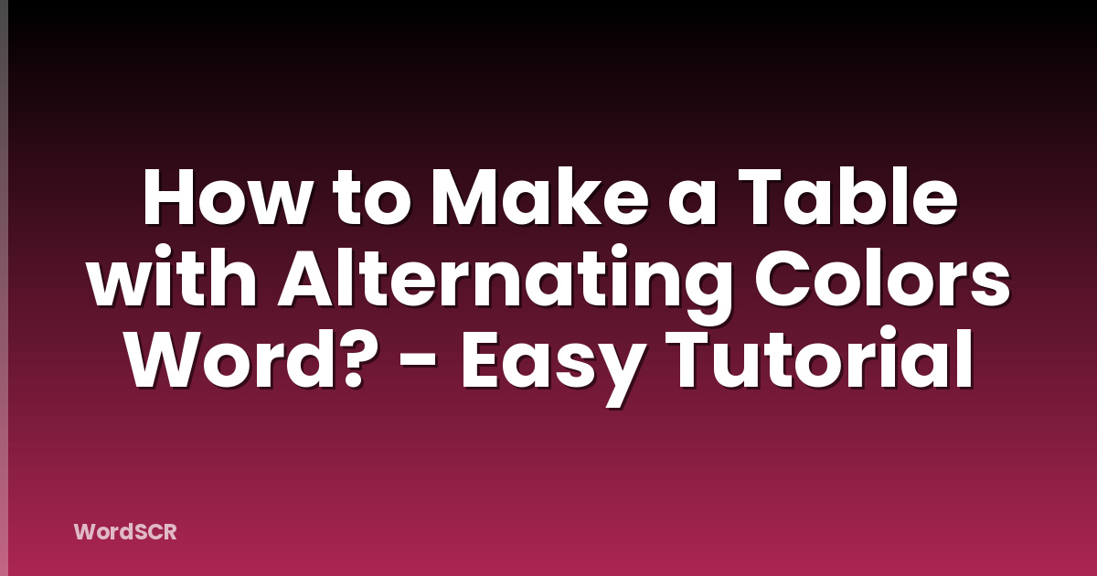 How To Add Different Highlight Colors In Word? Easy Steps | WordSCR