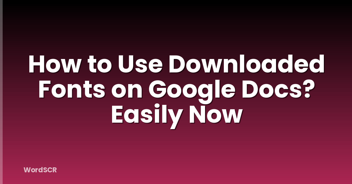 Can I Use Google Fonts For Commercial Use? Explained | WordSCR